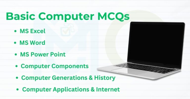 Basic Computer MCQs for PPSC and Other Exams