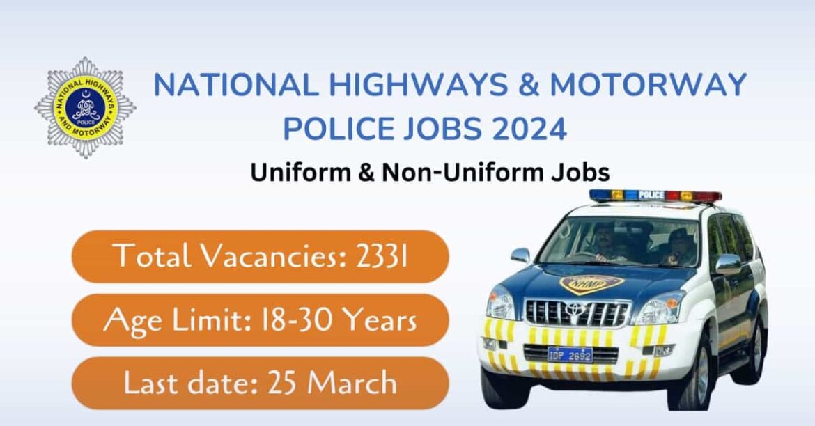 National Highways & Motorway Police Jobs (NH&MP) 2024